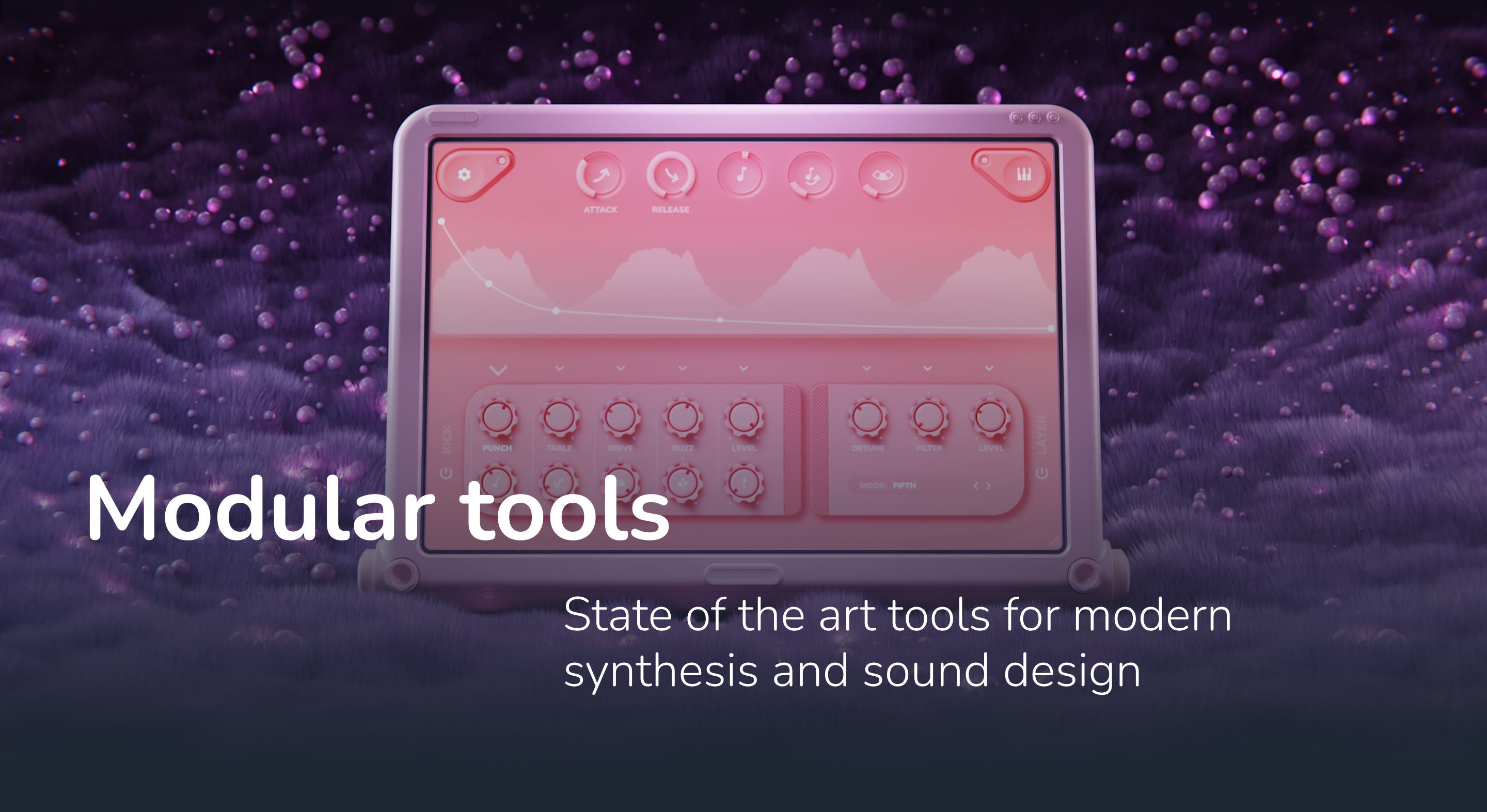 Toybox modular software synthesiser blocks for Reaktor Player – Toy Box