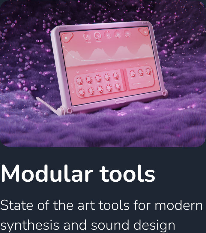 Toybox modular software synthesiser blocks for Reaktor Player